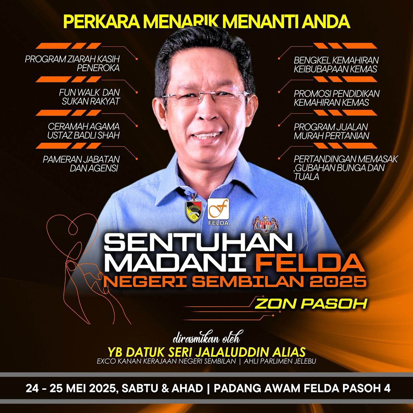 Karnival Sentuhan MADANI FELDA Negeri Sembilan Zon Pasoh Tahun 2025 ...